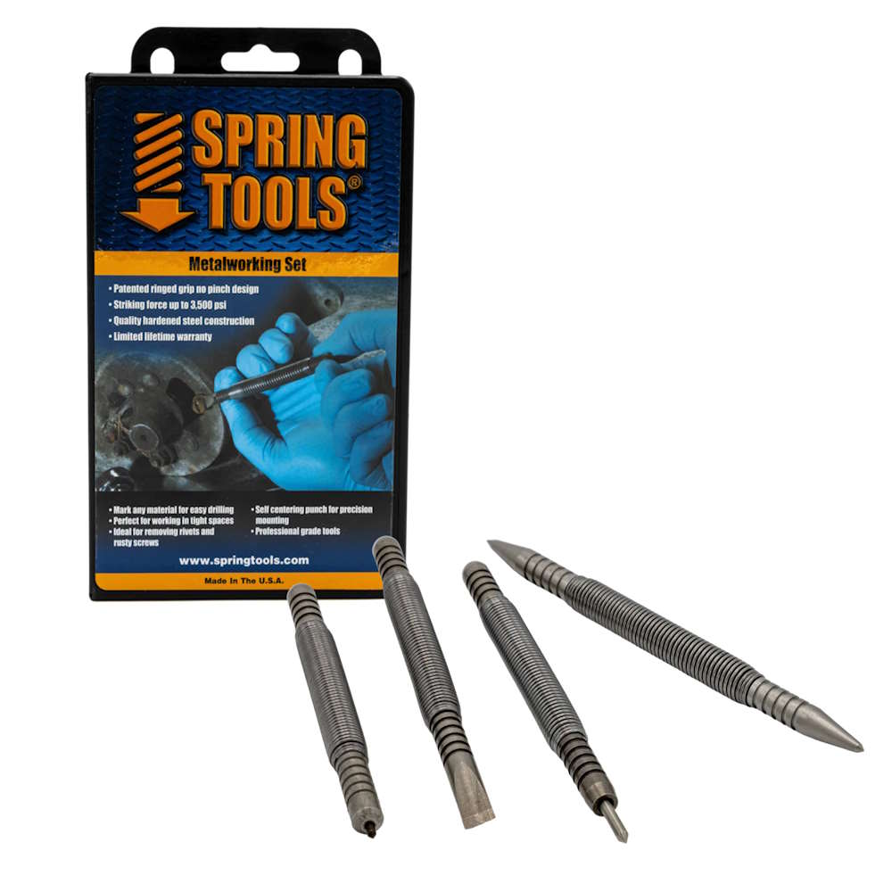 Spring Tools sæt til metalarbejde (4 stk) - Smedjeriet ApS